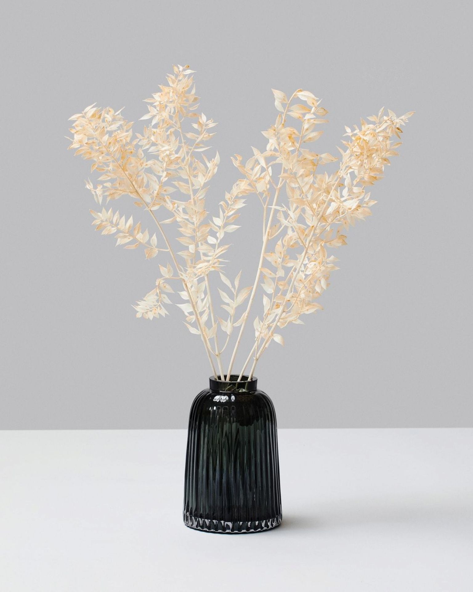 Preserved Peach Ruscus Bunch | The Stem