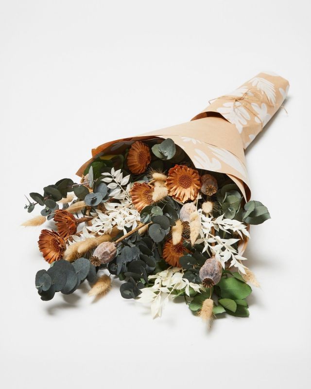 Sugarbush Sunrise Dried Flower Bouquet | Send Sustainable Flowers | The ...