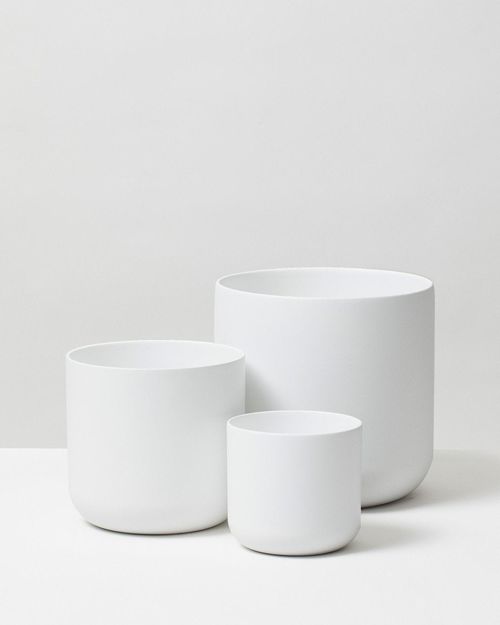 White Plant Pots | Plant Pots | The Stem