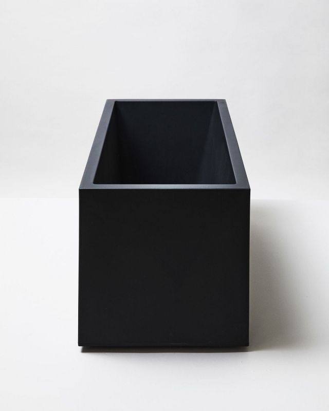 Black Rectangle Planter | The Stem